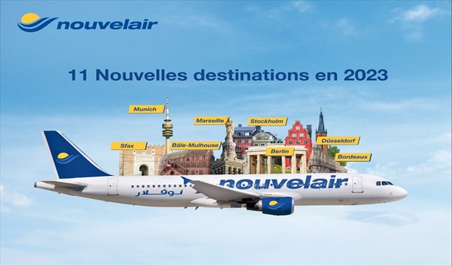 Nouvelair desservira onze nouvelles destinations en 2023
